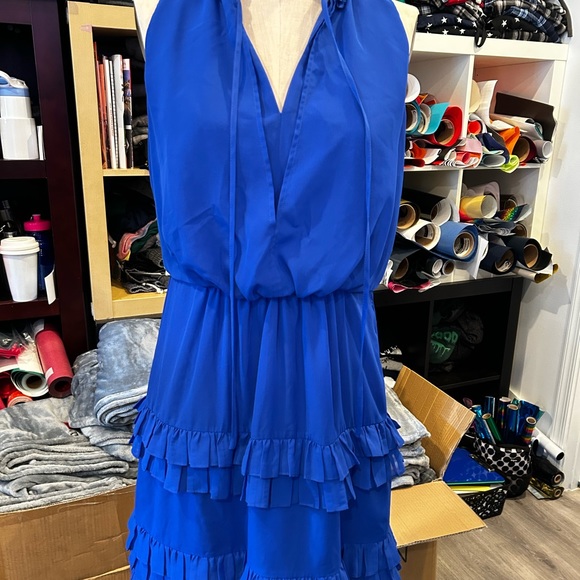 Laundry By Shelli Segal | Dresses | Blue Nice Barley Worn Dress By ...